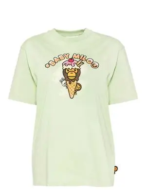 A BATHING APE Graphic-print T-shirt - Green