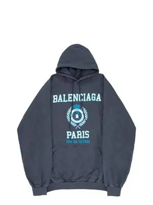 Balenciaga Oversized Hoodie - Blue