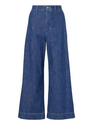 Max Mara Paul High-rise Wide-leg Jeans - Blue