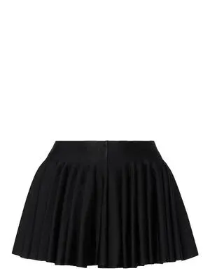 Alaïa Godet Pleated Shorts - Black