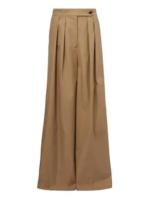 Dries Van Noten Low-rise Wide-leg Pants - Beige