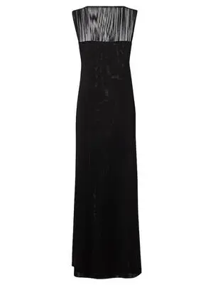 Khaite Ruslan Maxi Dress - Black