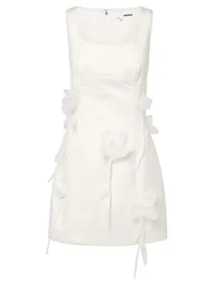 ROTATE BY BIRGER CHRISTENSEN Bridal Floral-appliqué Minidress - White