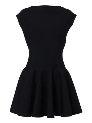 Alaïa Skater Minidress - Black