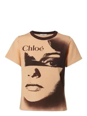 CHLOÉ Chloé Logo Printed T-Shirt