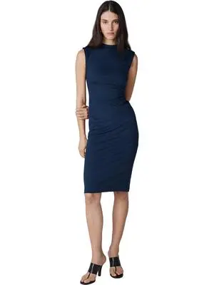 Diane Von Furstenberg Darrius Dress - Classic Navy