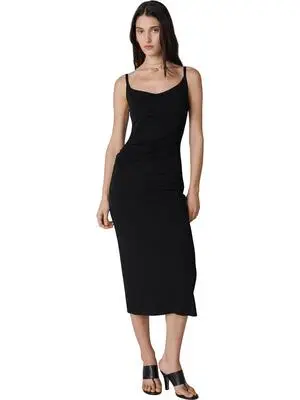 Diane Von Furstenberg Claudia Slip Dress - Black