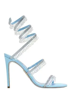 Rene Caovilla René Caovilla 110mm Chandelier Sandals Blue