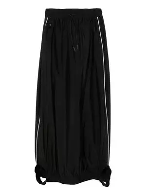 ALAINPAUL Fuseau Maxi Skirt - Black