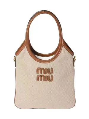 Miu Miu Ivy Tote Bag - Neutrals