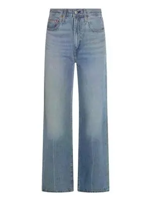 LEVI'S Ribcage Wide-leg Jeans - Blue