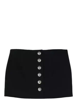 Khaite Jaxon Miniskirt - Black