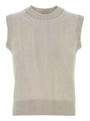 Fendi Ribbed Vest - Grey