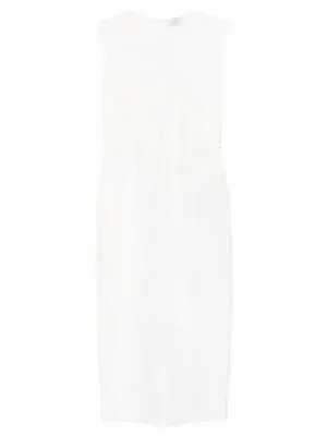 HARRIS WHARF LONDON Harris Wharf London Crinkled Midi Dress