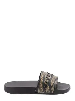 Givenchy Logo-embossed Slides - Black