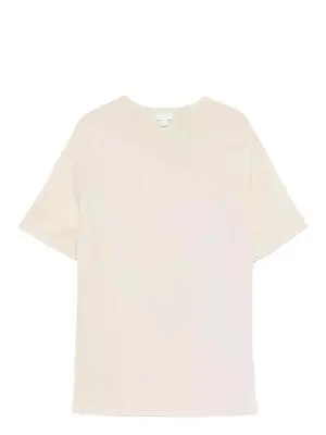 Sunspel Cotton Knit T-shirt - Neutrals