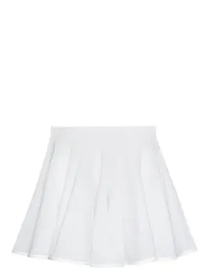 Alaïa Cotton Skater Mini Skirt - White