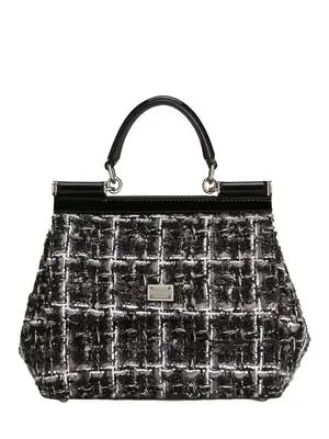 Dolce & Gabbana Medium Sicily Handbag - Black