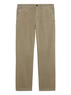 ALEX MILL Cottontwill Chinos Army Green