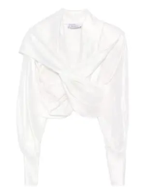 Giuseppe Di Morabito Silk Blouse - White