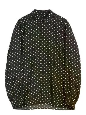 Valentino Garavani Plusdepois-print Silk Shirt - Black