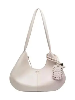 GANNI Logo-debossed Bag - Neutrals
