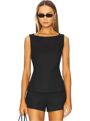 Faithfull The Brand Ana Top - Black