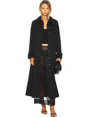 IVY OAK Clementine Duster Coat - Black