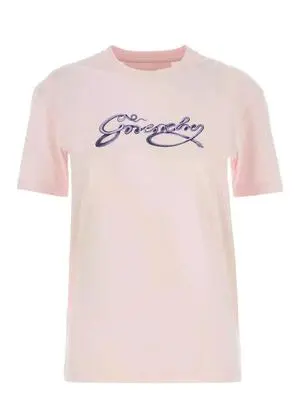 Givenchy Logo-embroidered T-shirt - Pink