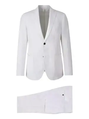 Incotex Single-breasted Suit - White
