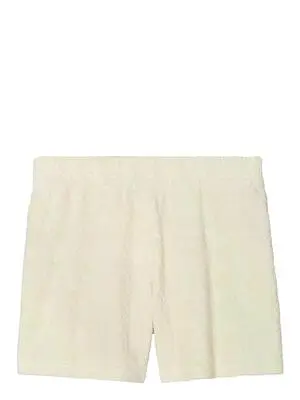 Tory Burch Logo Jacquard Thigh-length Shorts - Neutrals