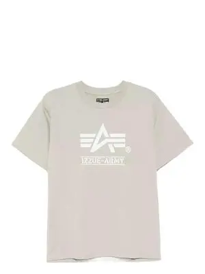 Izzue Logo-print T-shirt - Grey