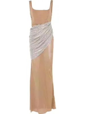 GIUSEPPE DI MORABITO Giuseppe Di Morabito Rhinestone-Embellished Gown