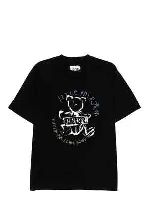 Izzue Graphic-print T-shirt - Black