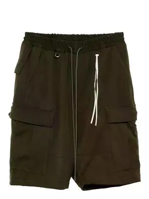 MASTERMIND WORLD Drawstring Cargo Shorts - Green