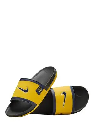Nike Offcourt Slide Milwaukee Brewers Amarillo/dark Smoke Grey/midnight Navy Blue