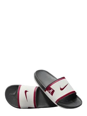 Nike Offcourt Slide Alabama Night Silver/dark Smoke Grey/team Crimson