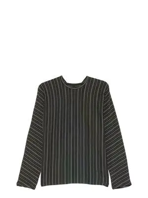 J.L-A.L Dalma Striped T-shirt - Grey