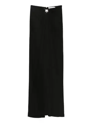 Christopher Esber Bezel-quartz Maxi Skirt - Black