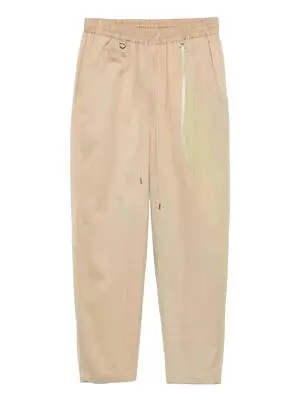 MASTERMIND WORLD Logo-embroidered Trousers - Neutrals