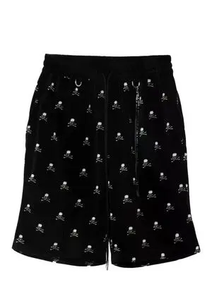 MASTERMIND WORLD Logo-print Shorts - Black