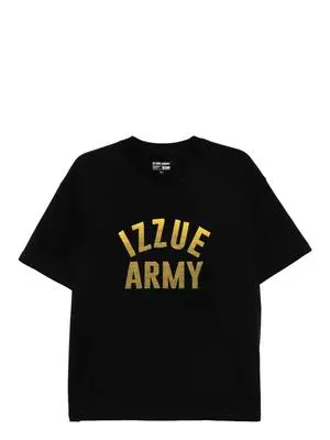 Izzue Embroidered Logo T-shirt - Black