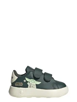 Adidas Advantage Star Wars Grogu The Mandalorian Sneakers - Legend Ivy/off White/mist Jade
