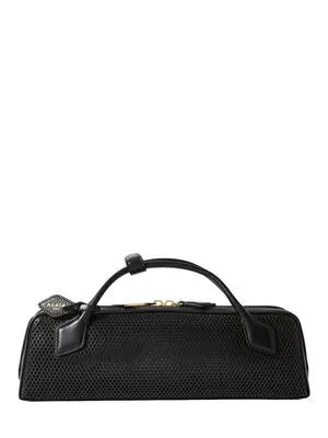 Alaïa Le Teckel Laser-cut Leather Tote - Black
