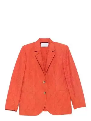Harris Wharf London Crinkled Blazer - Orange