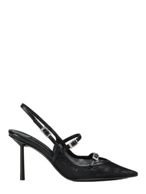 LE SILLA 80mm Morgana Pumps - Black
