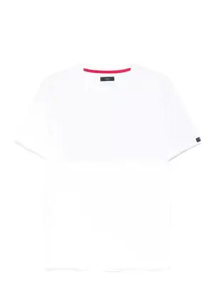 FAY Logo-patch T-shirt - White