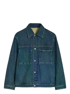 JIL SANDER Washed Denim Jacket - Blue