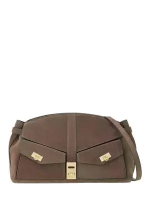 FERRAGAMO Large Clutch Bag - Brown