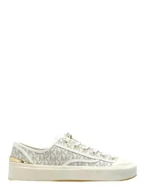 Michael Kors Monogram Canvas Sneakers - Neutrals